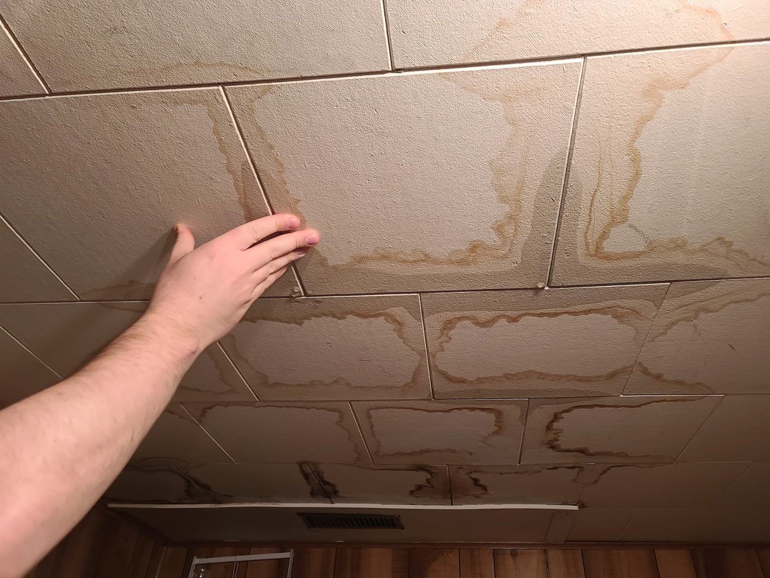 How to Identify & Repair Ceiling Water Damage | Steamatic of Red River ...